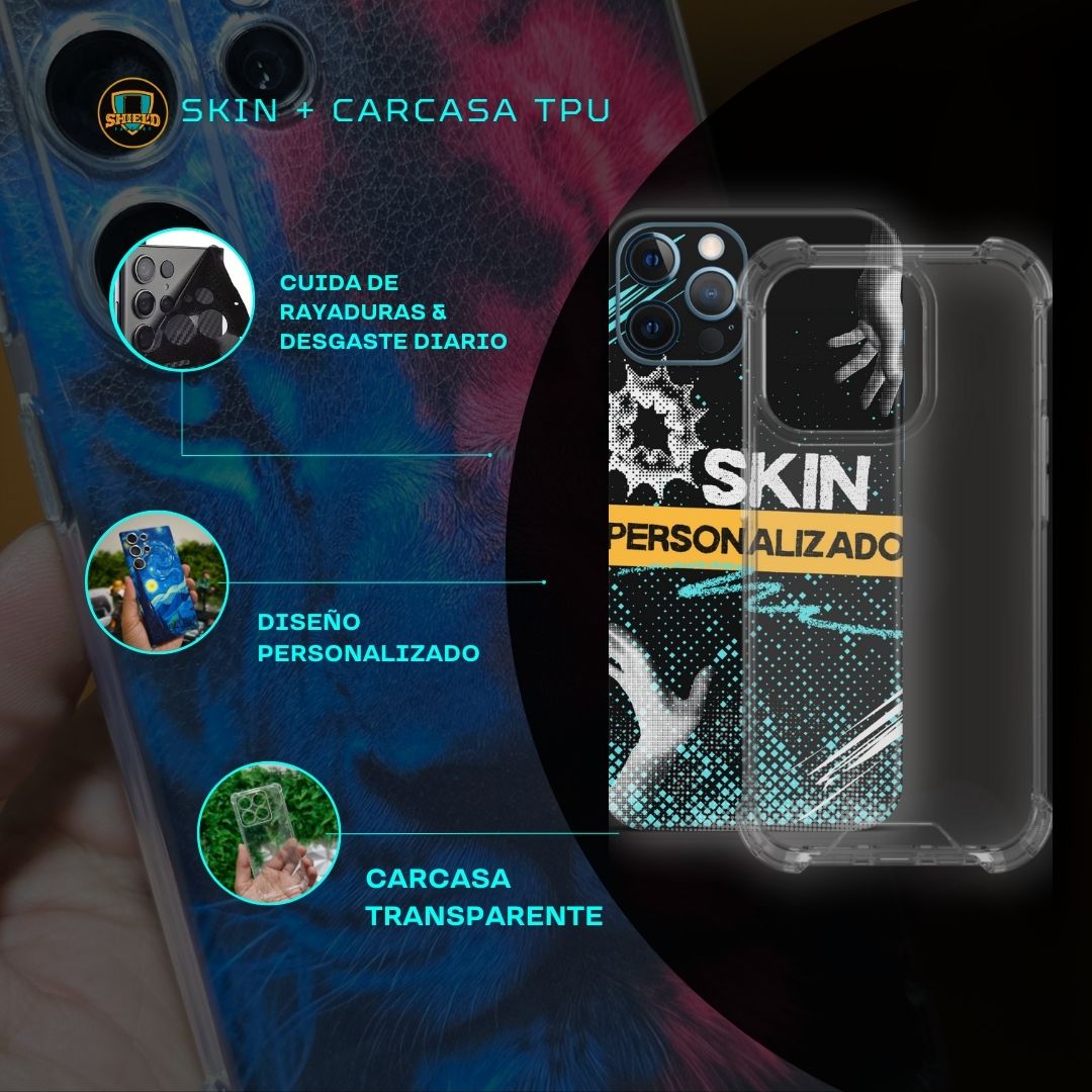 Skin Personalizado + Carcasa TPU – shieldfactory.cl